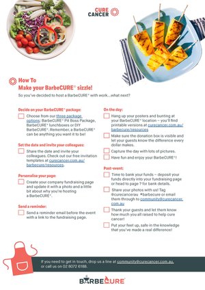 BarbeCURE® Resources | Cure Cancer